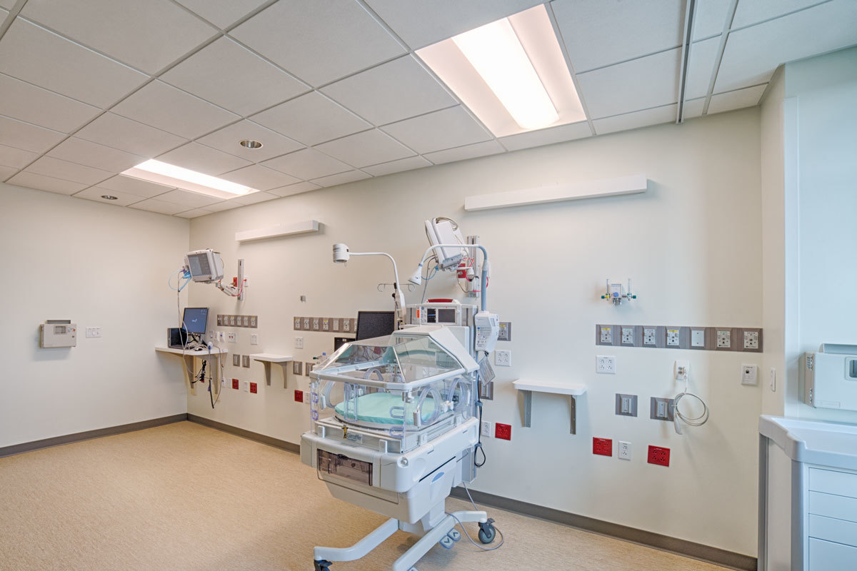 HE Williams Dig Mercy Patient Room | H.E. Williams, Inc.