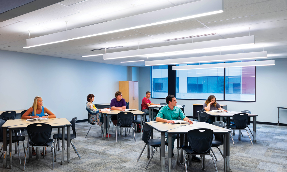 HE Williams LX4UD Joplin High School Classroom Interior Lighting | H.E ...