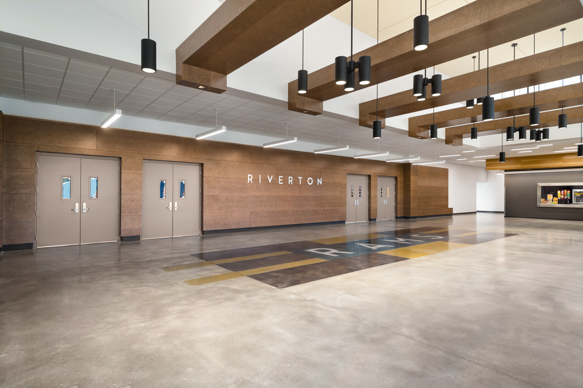 HE Williams MX4D LC6 lSQ45 Riverton High School Gymnasium Entrance ...