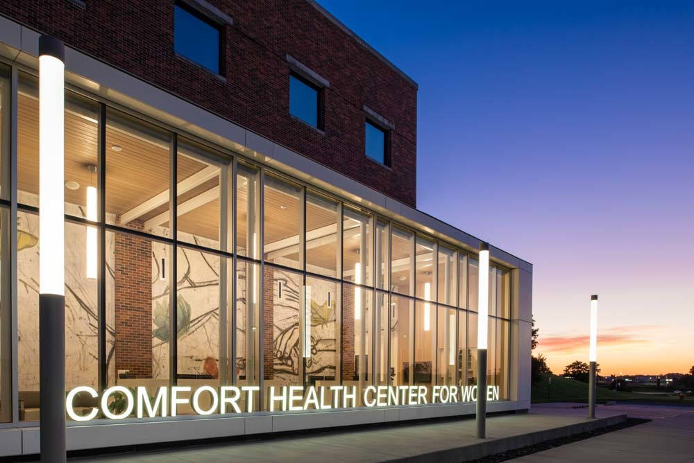 Health center building exterior | MODUS