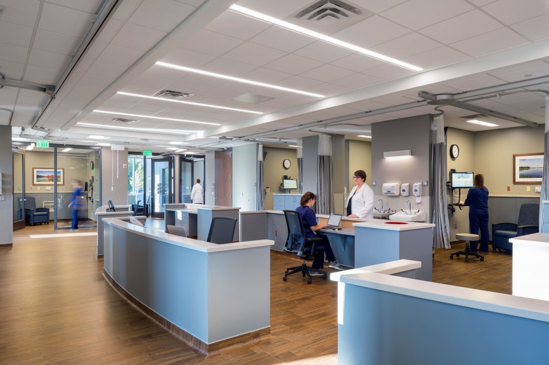 Healthcare Checkin Area | Henry Carlson Construction