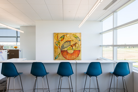 Heartland Companies IMT West Des Moines Office Work Lounge in Open ...