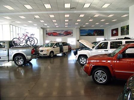 Heartland Dewey Dodge Interior Showroom | Heartland