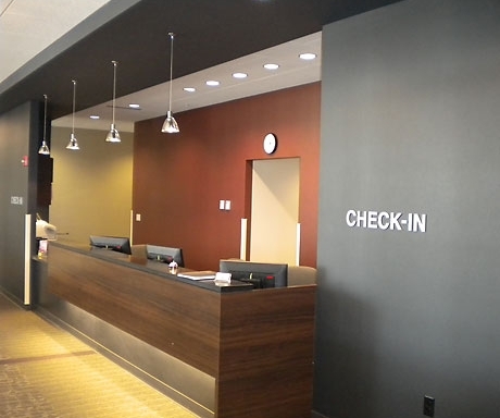 heartland Iowa orthopedic center check in desk | Heartland