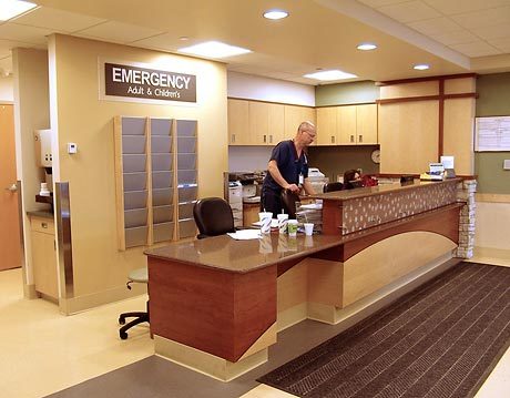 Heartland mercy Hospital ER desk | Heartland