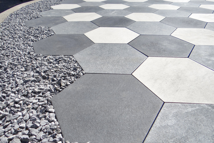 Hexagonal Porcelain Pavers | Archatrak