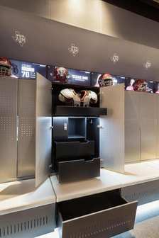 Texas A&M Football Locker Room | Hollman, Inc.