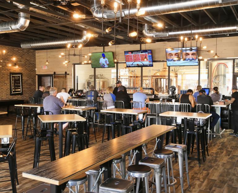 HomeFront Interior Design 5ive Cities Brewing Tables | HomeFront ...