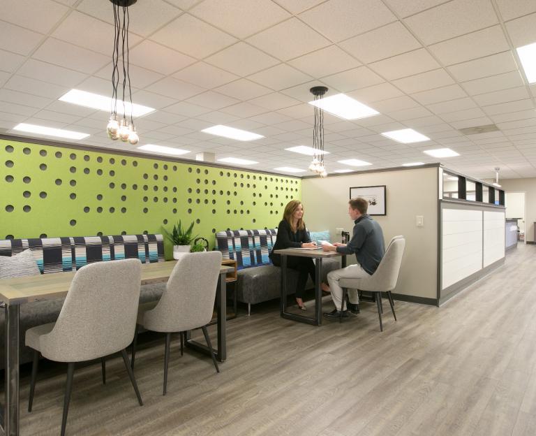 HomeFront Interior Design Mel Foster Co. Moline Office Desks ...