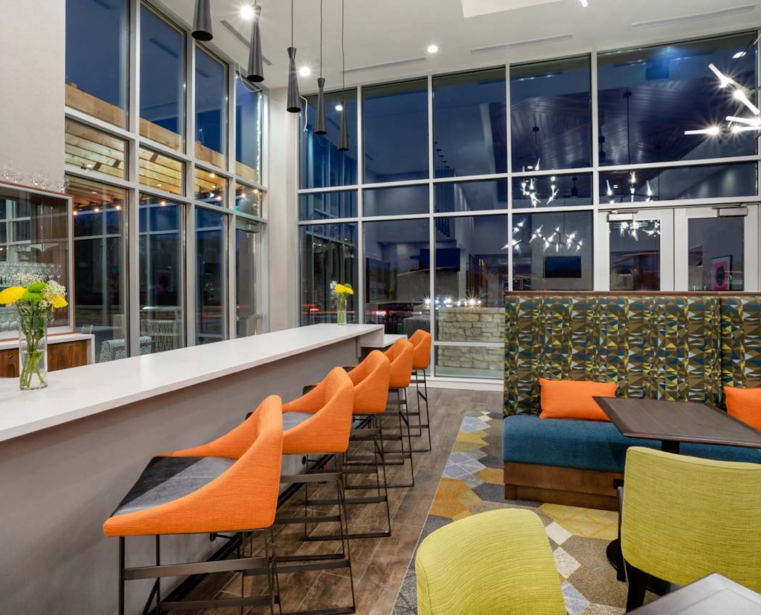 Homewood Suites Hospitality commercial bar Design | Nelson-Rudie ...