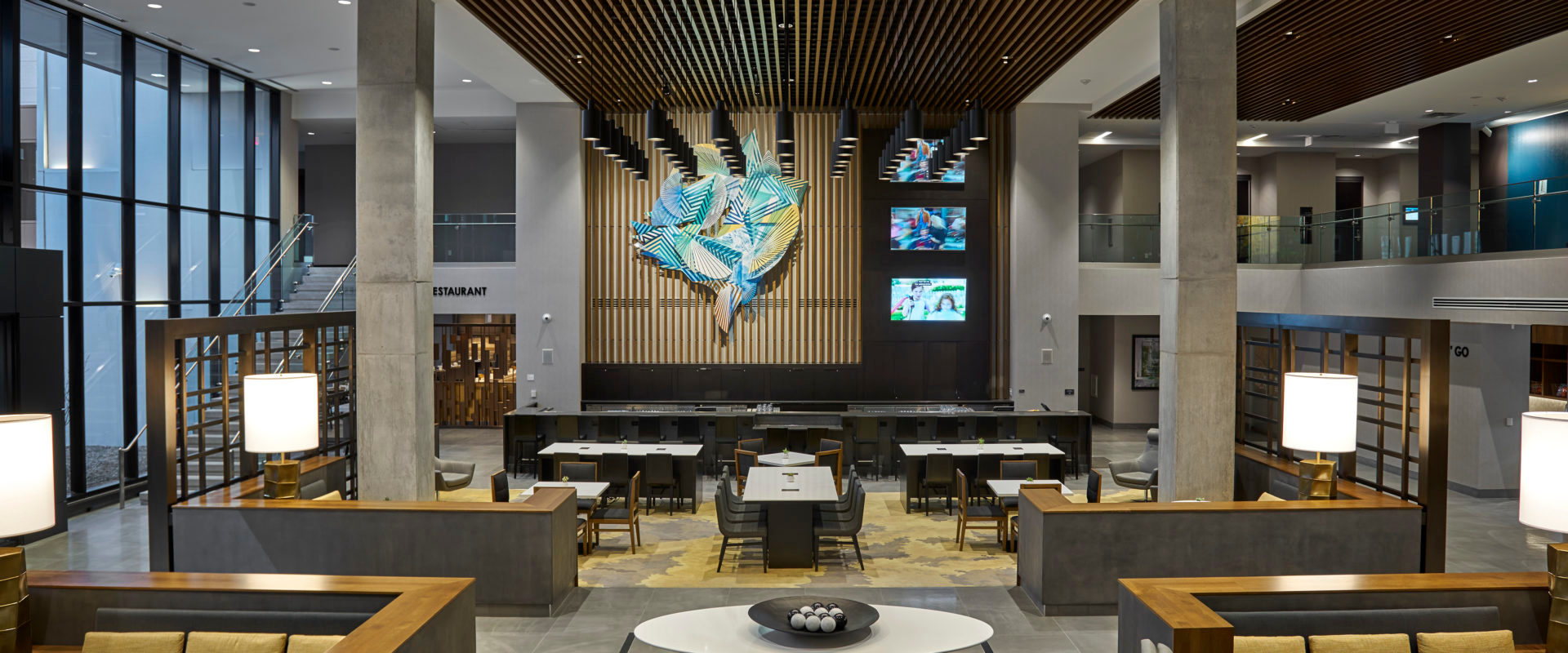 Hotel interior lobby bar designs | The Weitz Company