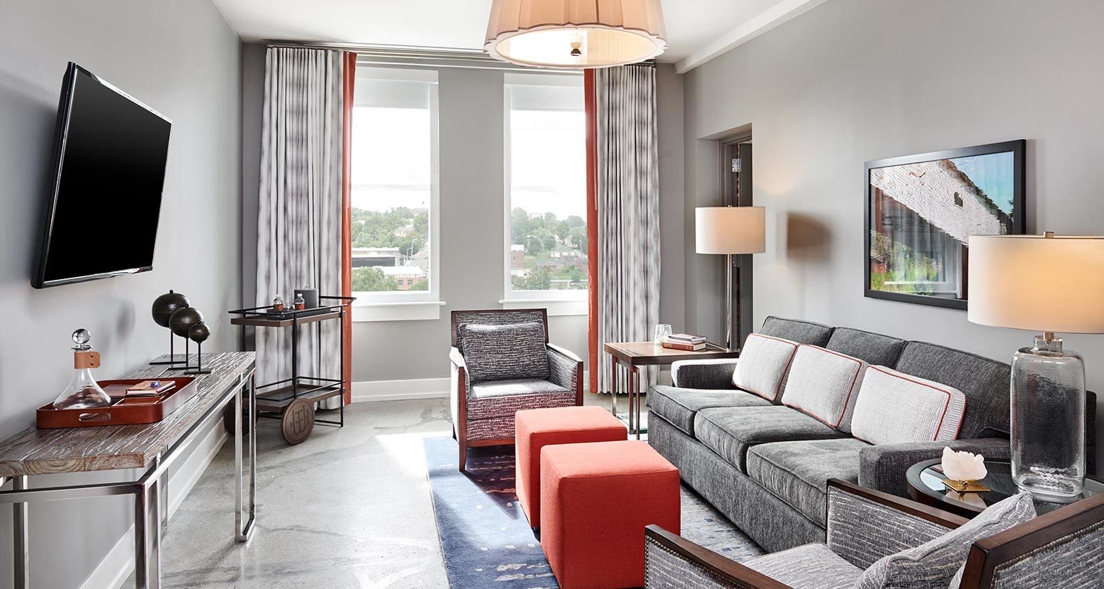 Hotel suite layout and funiture | ESA