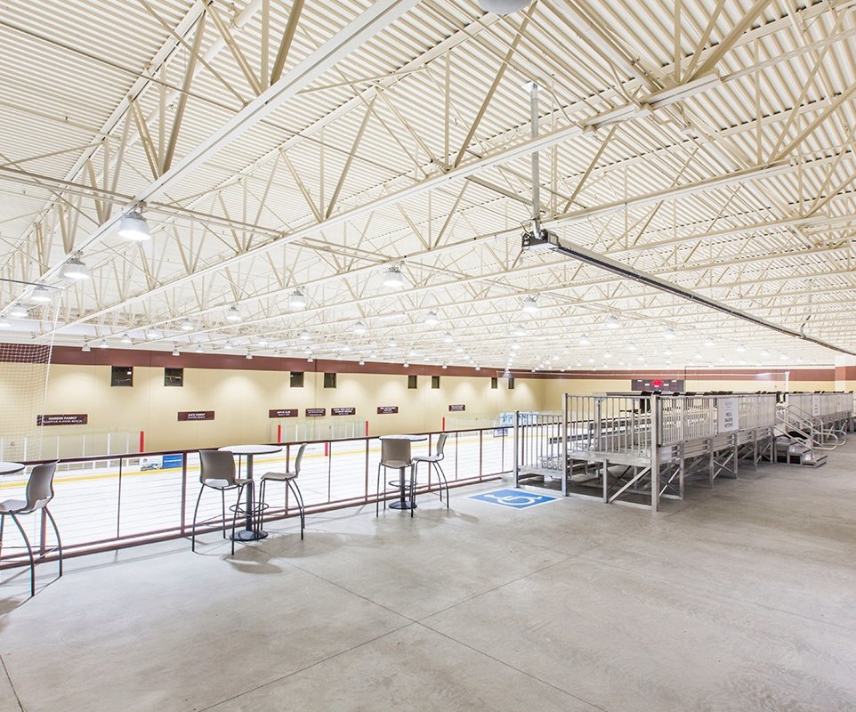 HTG Architects Ice Skating Arena Stands Design | HTG Architects