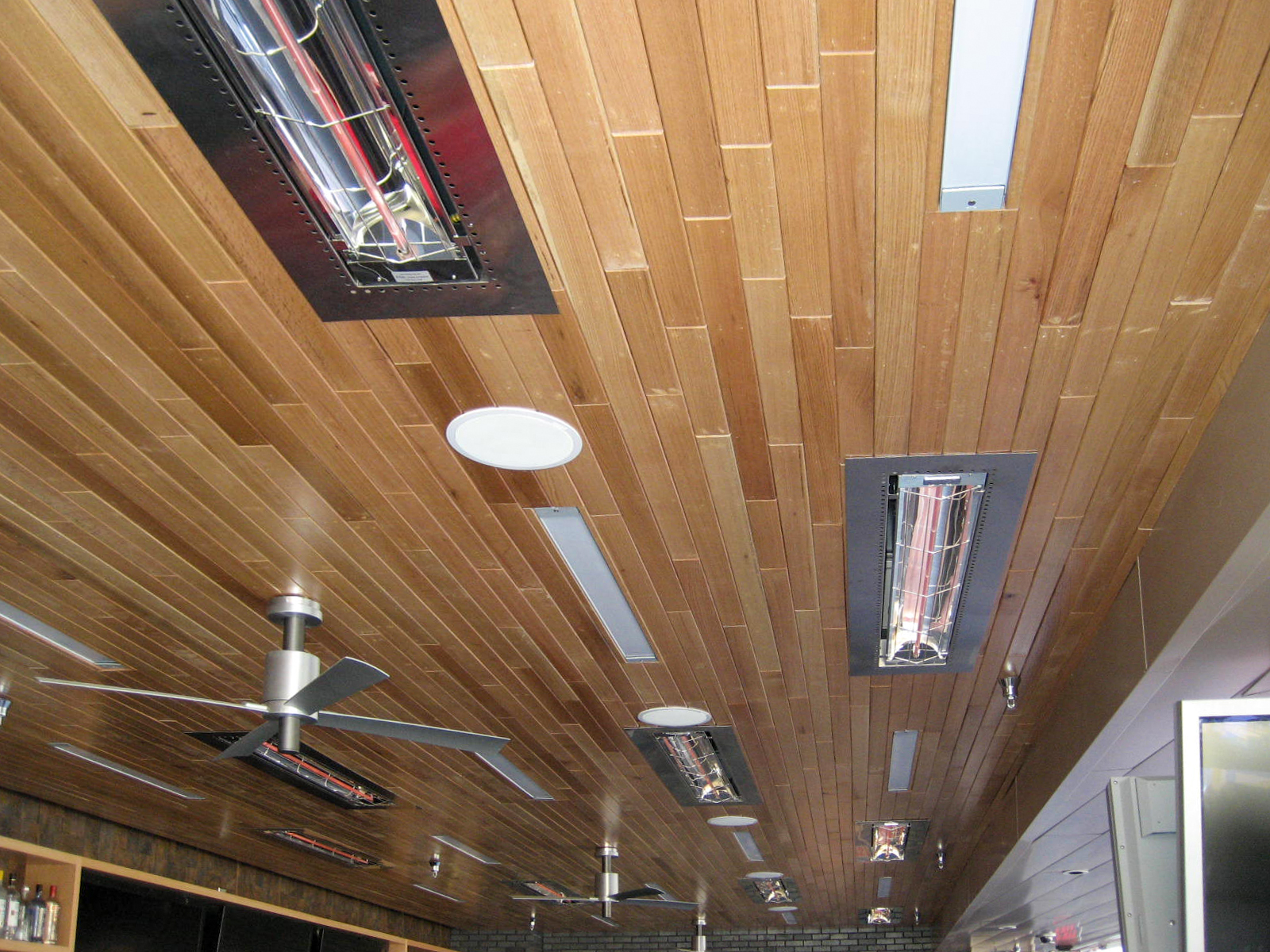 Infratech Target Field Stadium Bar Area Ceiling Heating System | Infratech