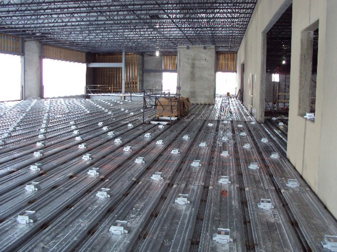 Installation of Cordeck In Floor Cellular Raceway System at Northern IL ...