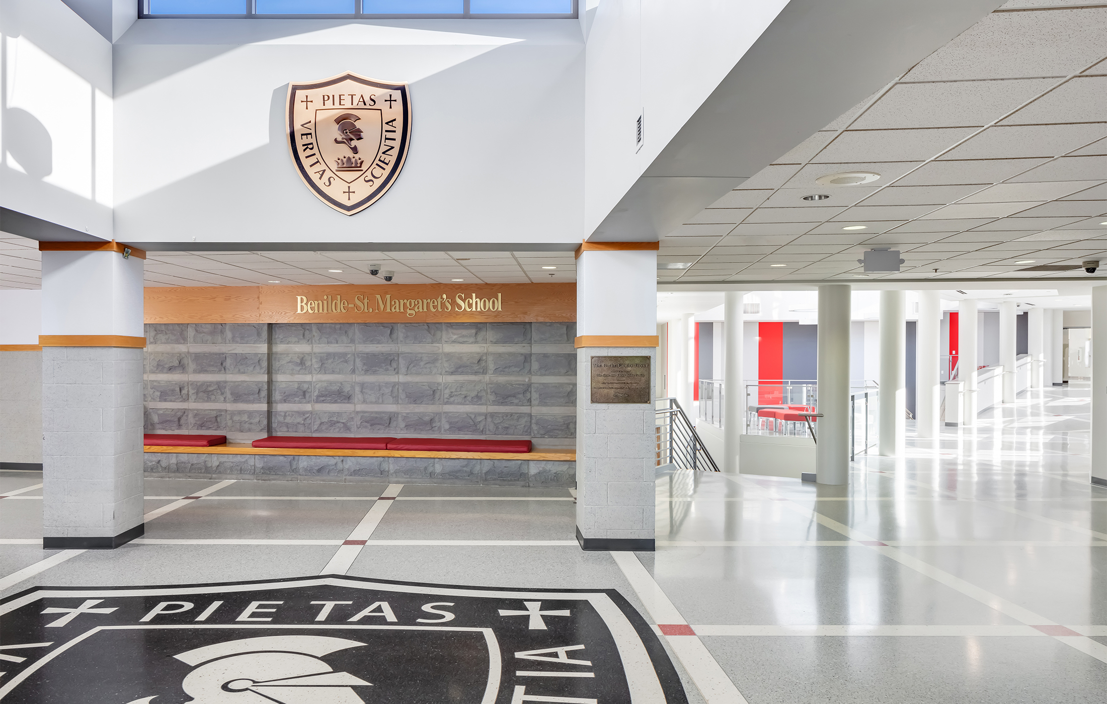 inunison design benilde st margaret addition School Entryway & hallway ...