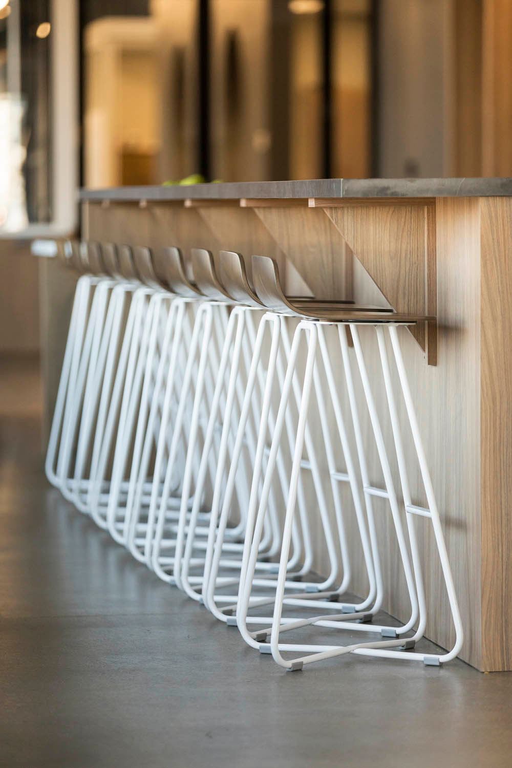 iSpace Environments SVL Office Space Interior Break Room Stools ...