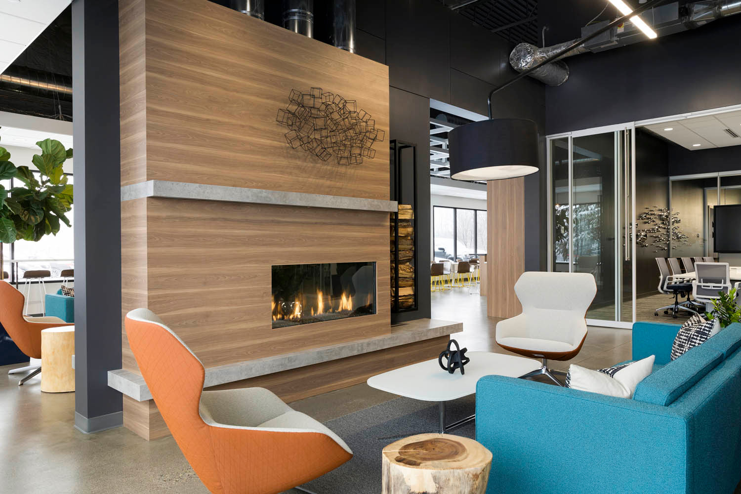 iSpace Environments SVL Office Space Interior Colorful Lounge Furniture | iSpace Environments