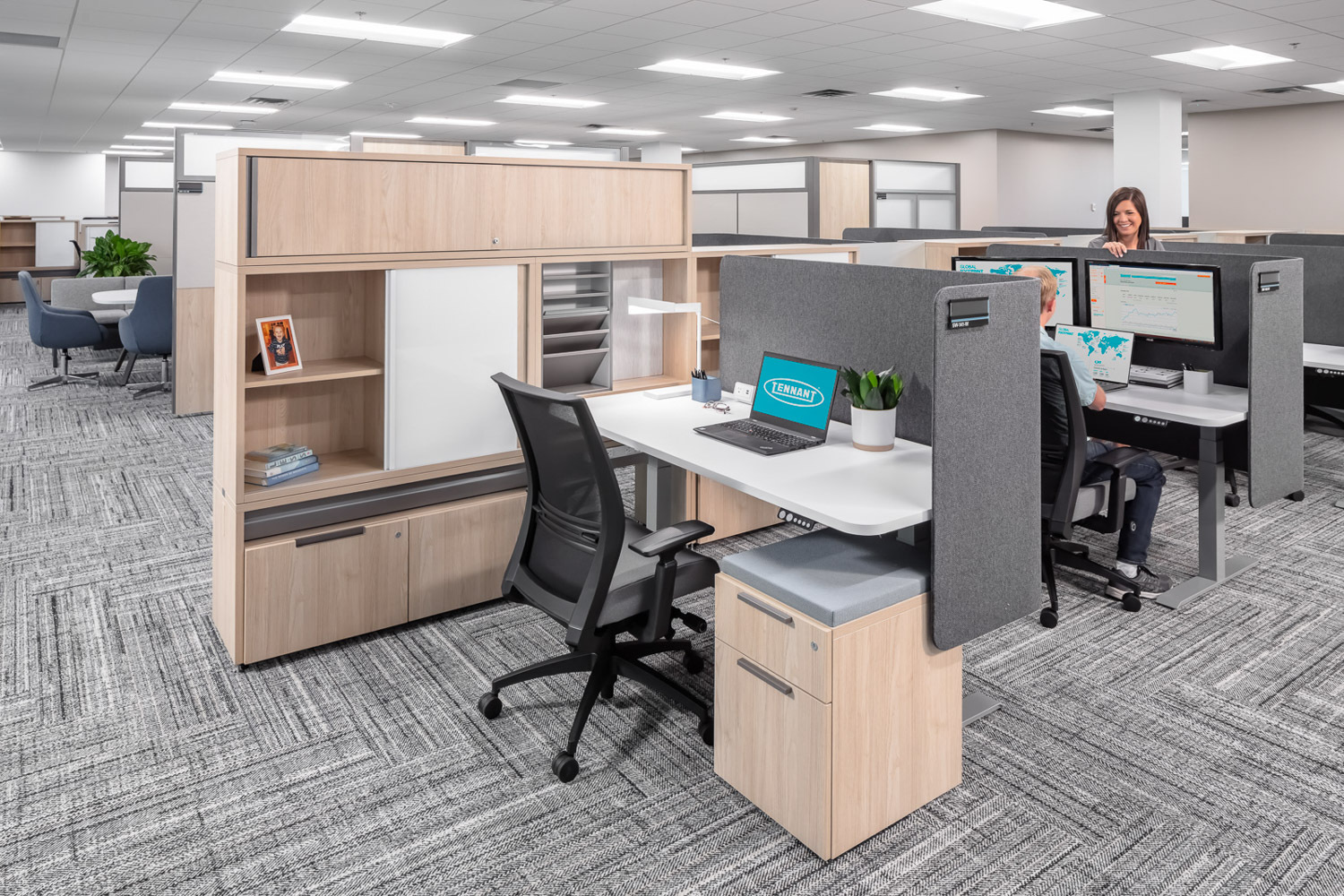 iSpace Environments Tennant Company Eden Prairie Minnesota Open Office ...