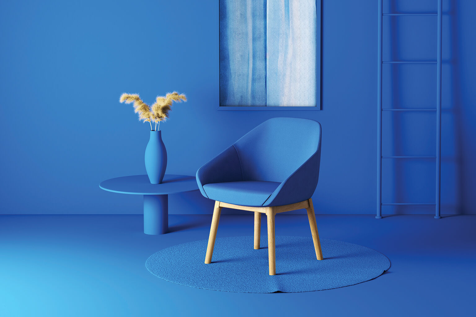 Jax Side Blue Environment Maple | 9to5 Seating