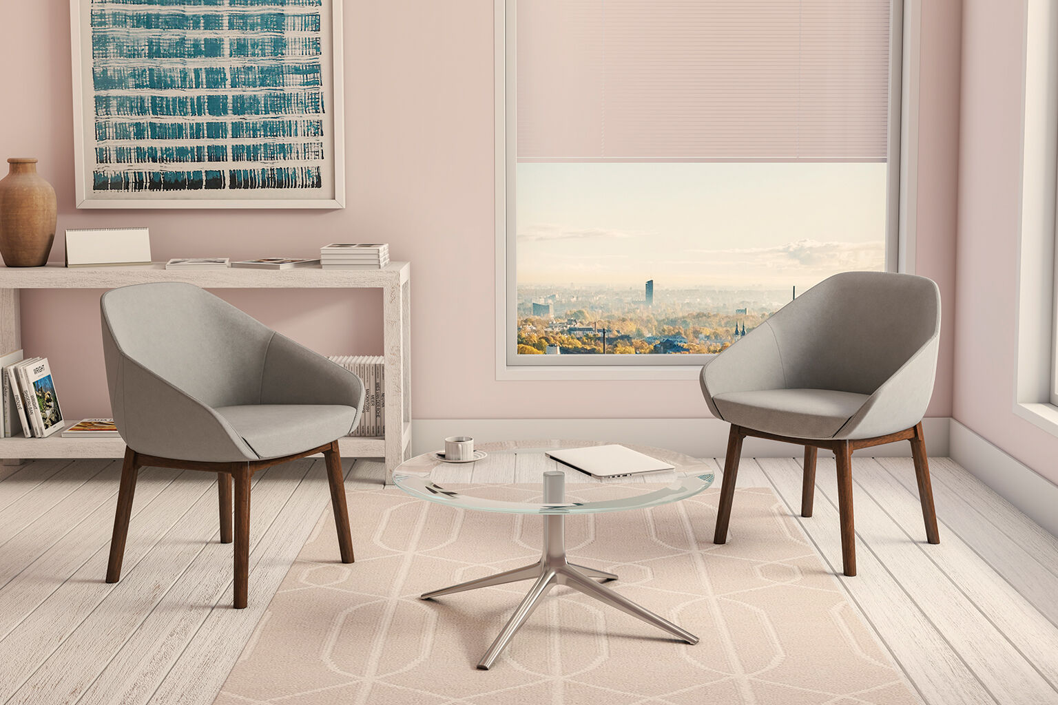 Jax Side Paster Environment Walnut | 9to5 Seating