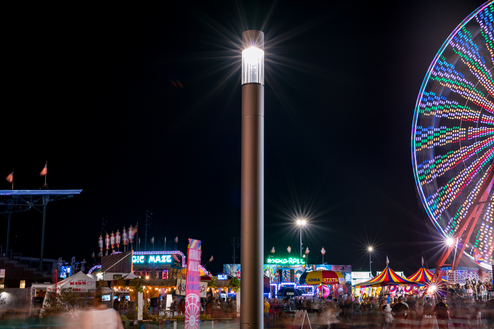 JTH Lighting Iowa State Fairgrounds modular lighting | JTH Lighting ...