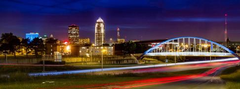 I-235 Pedestrian Bridge | JTH Lighting Alliance