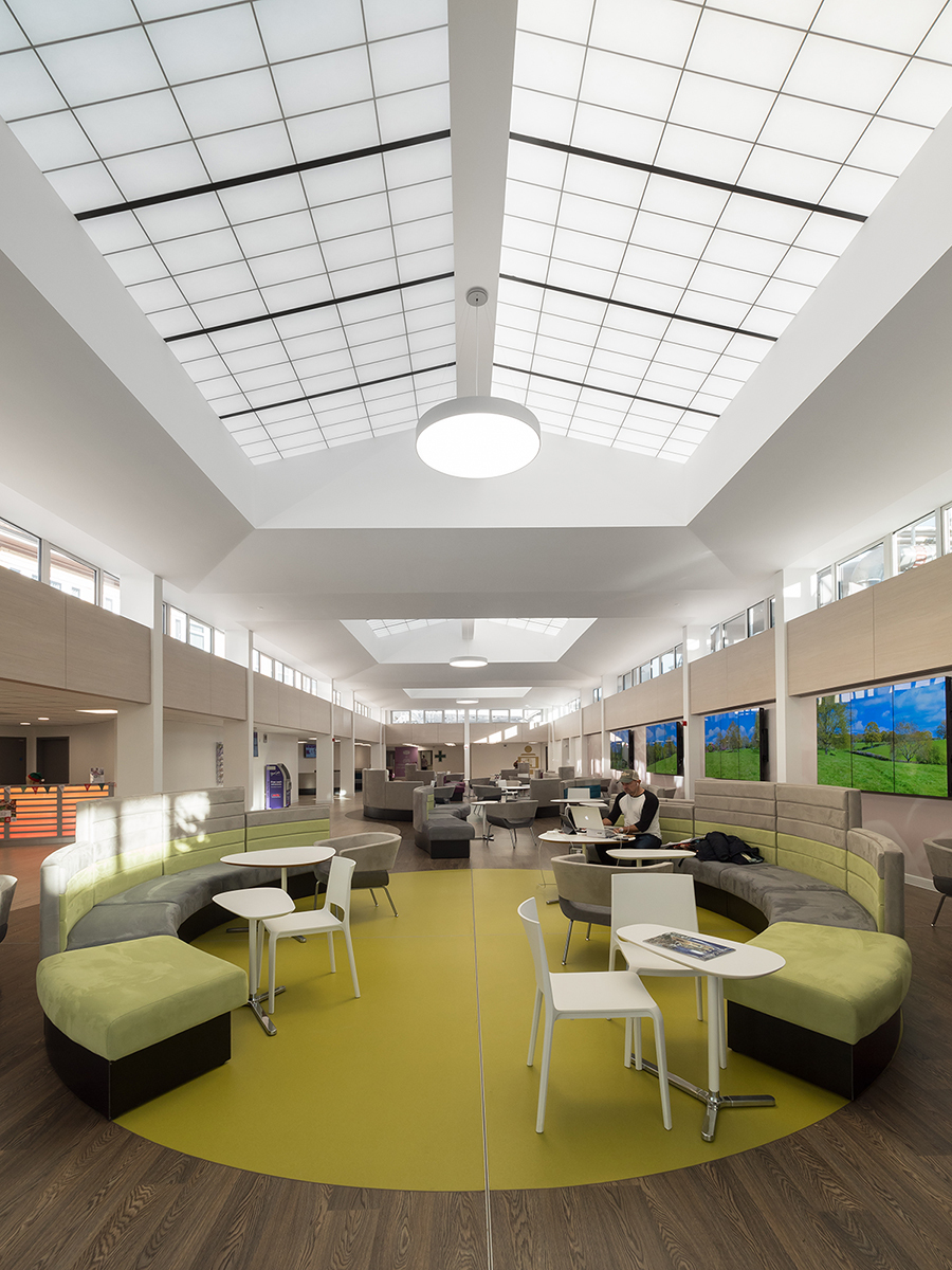 kalwall benenden hospital interior seating area | Kalwall® Corporation