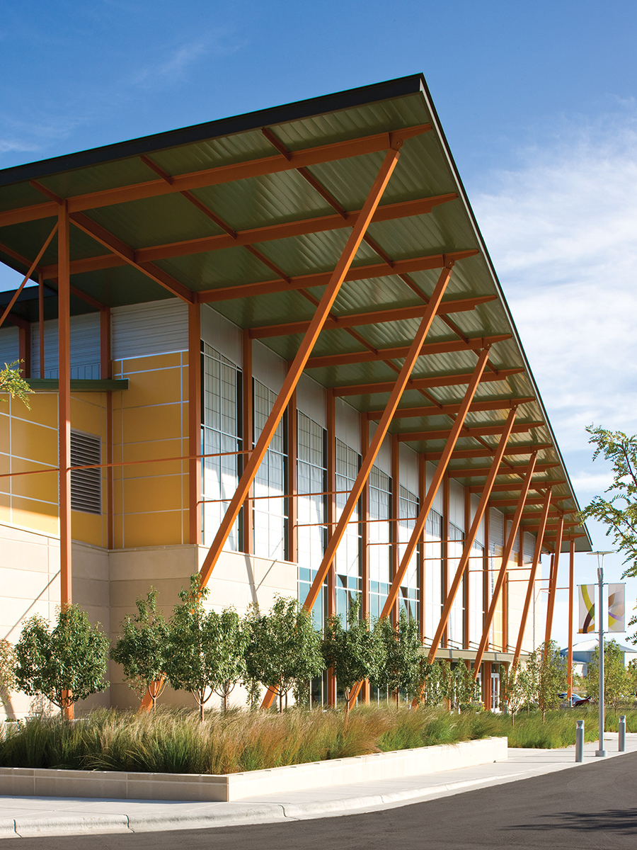 Kalwall faith chapel wall system exterior awning | Kalwall® Corporation