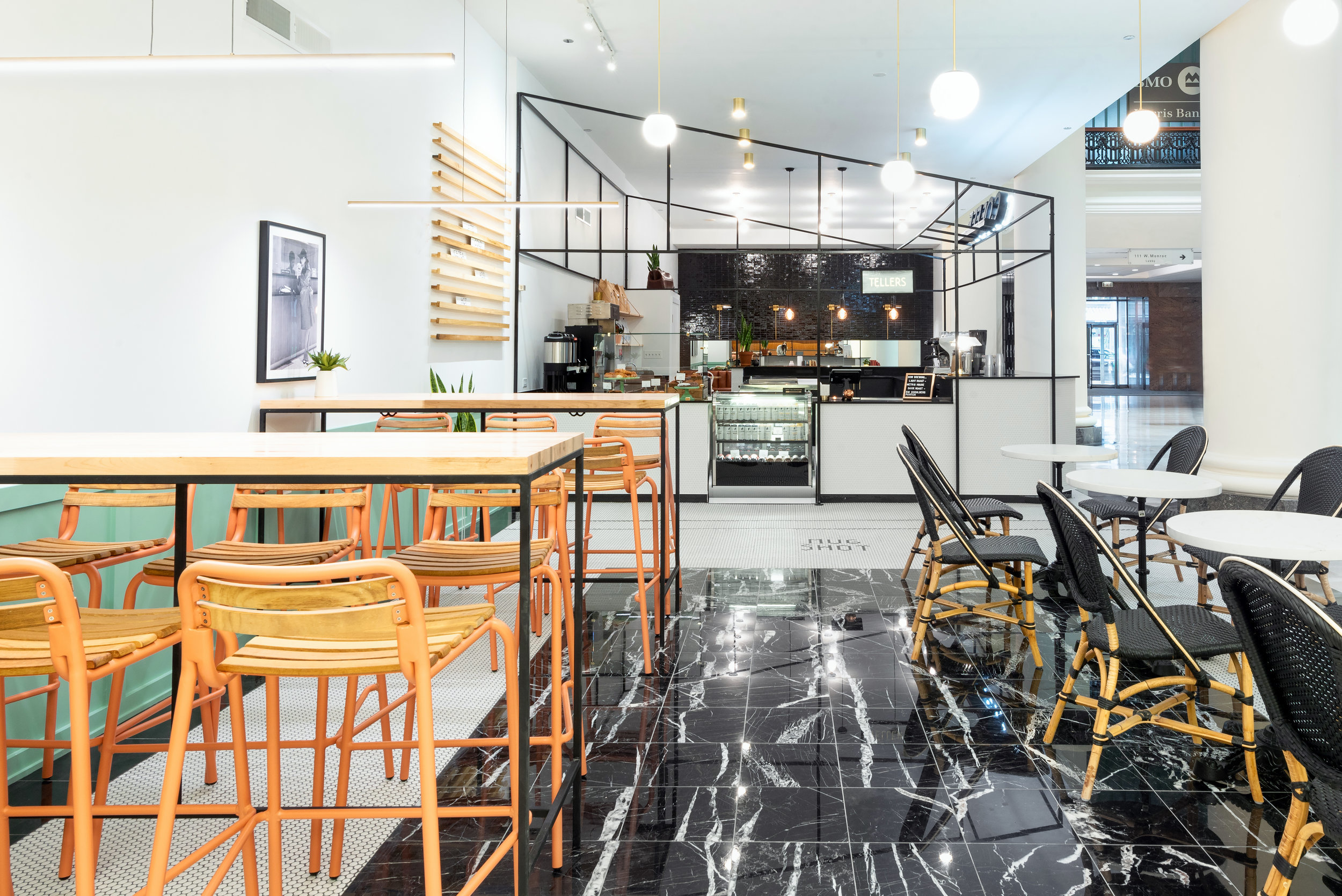 Kim Lewis Designs Cafe Design Tellers Coffee Stand Design Chicago ...