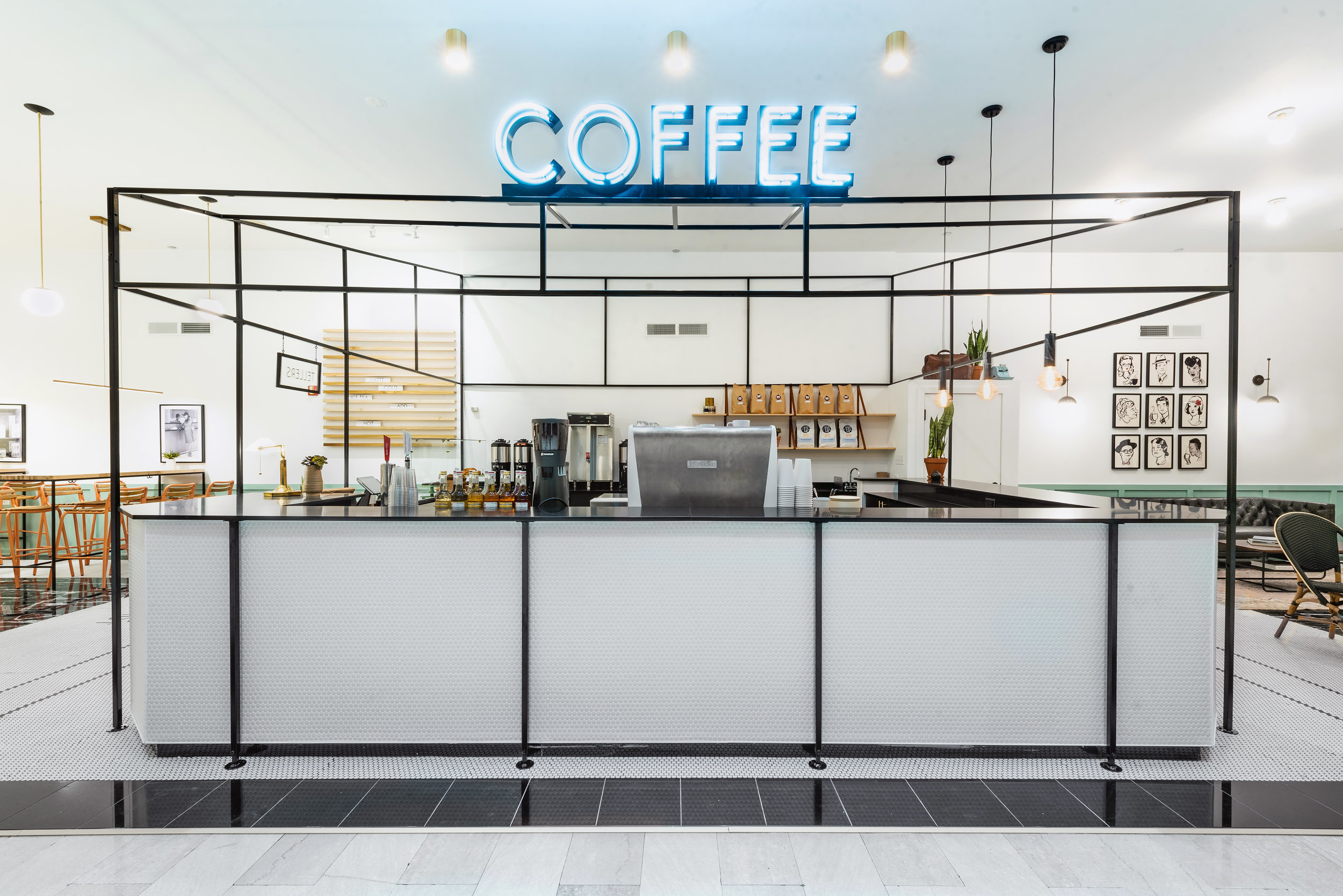 Kim Lewis Designs Cafe Design Tellers Coffee Stand Design Chicago ...