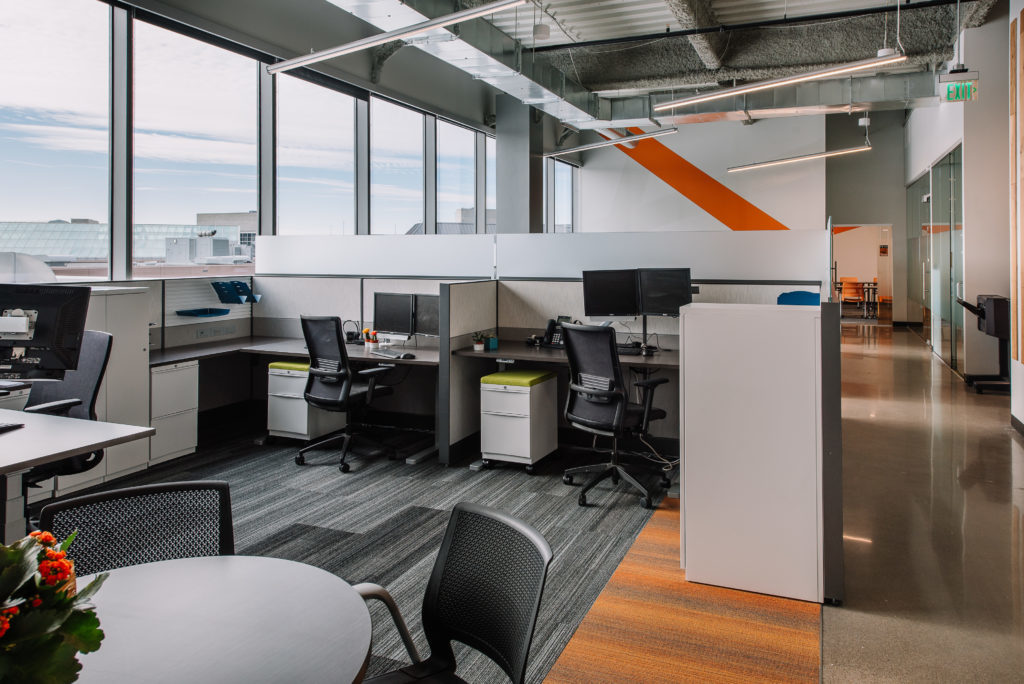 KOMA Mall of America Corporate Offices Open Office S[ace Design | KOMA