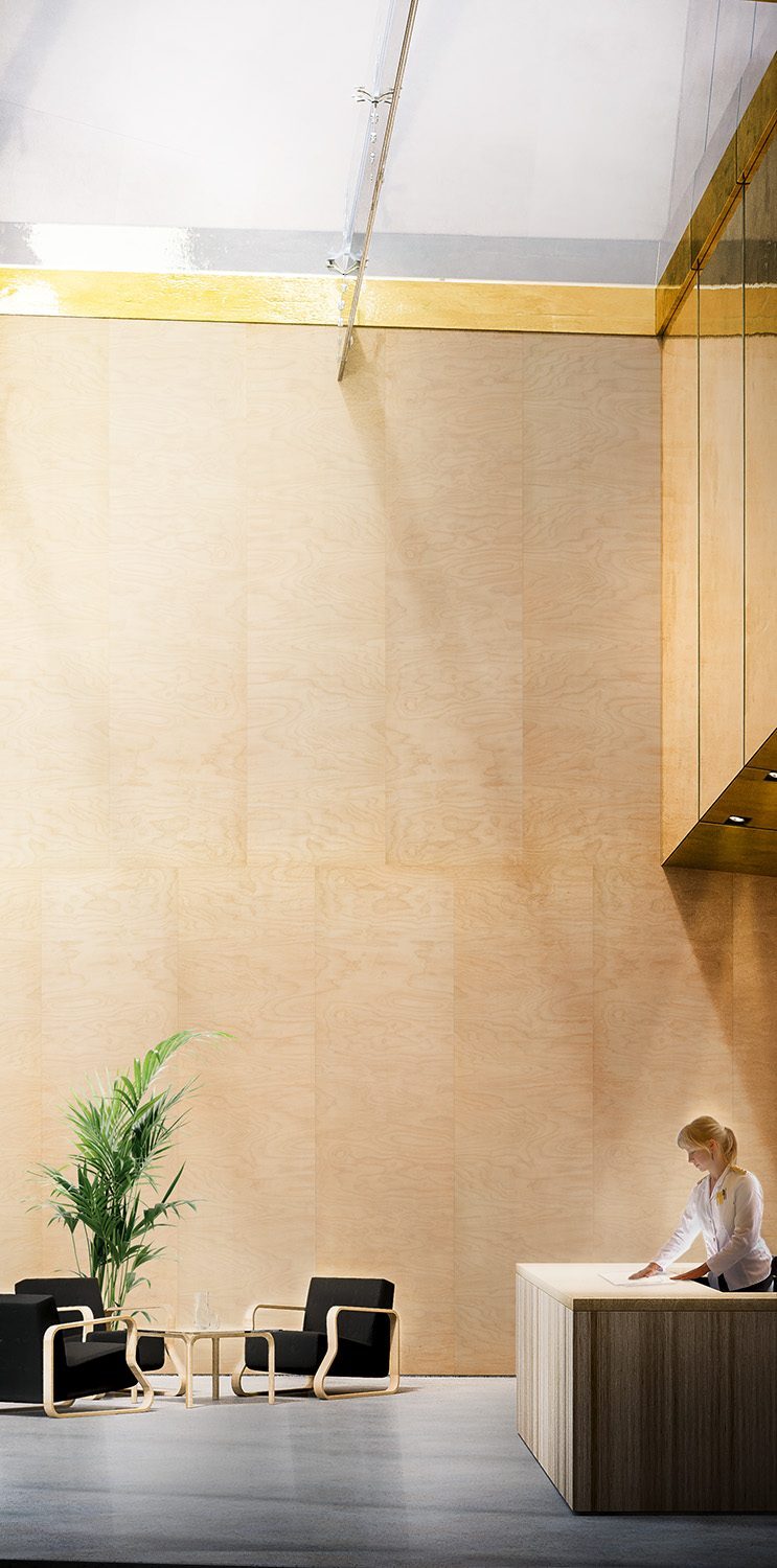 Koskisen - higher education institutional - wall paneling - transparent ...