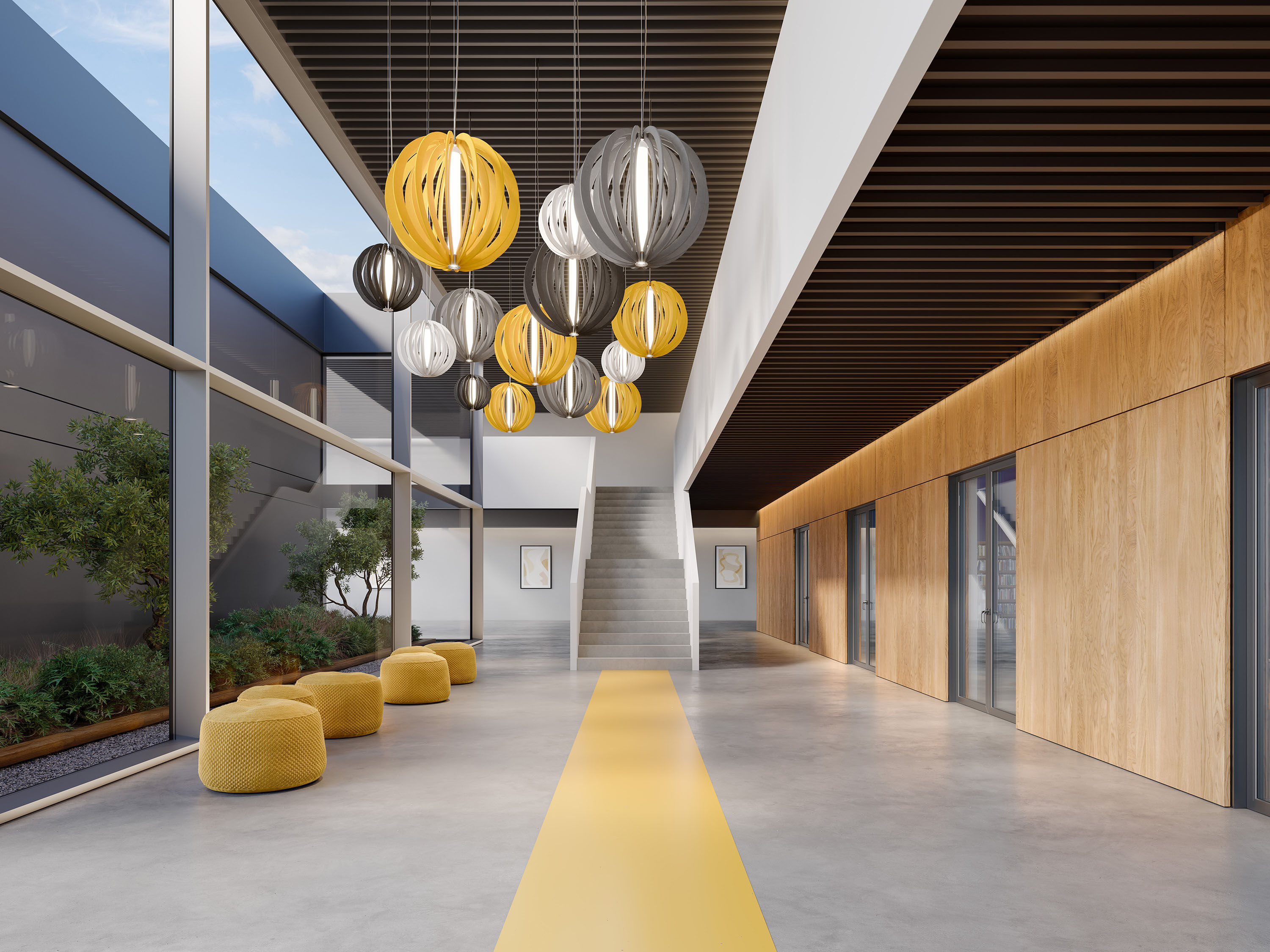 Kwyet Sphere Acoustic Pendant Ocl Architectural Lighting