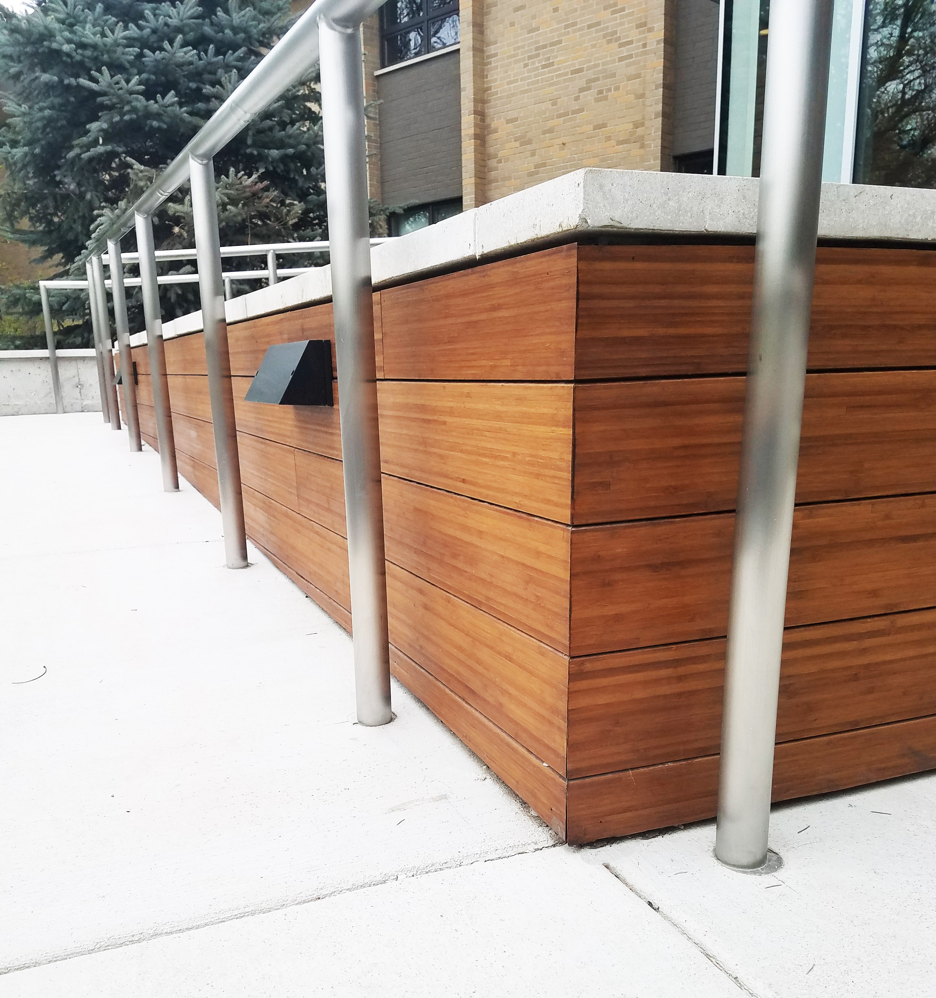 Lamboo Alexian Health Facility Exterior Planter Box Cladding | Lamboo®