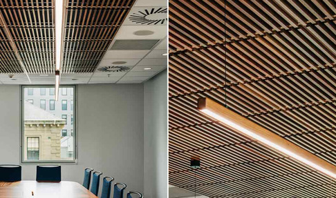 Lands Building Acoustic Project | ecoustic Timber Ceiling Blades ...