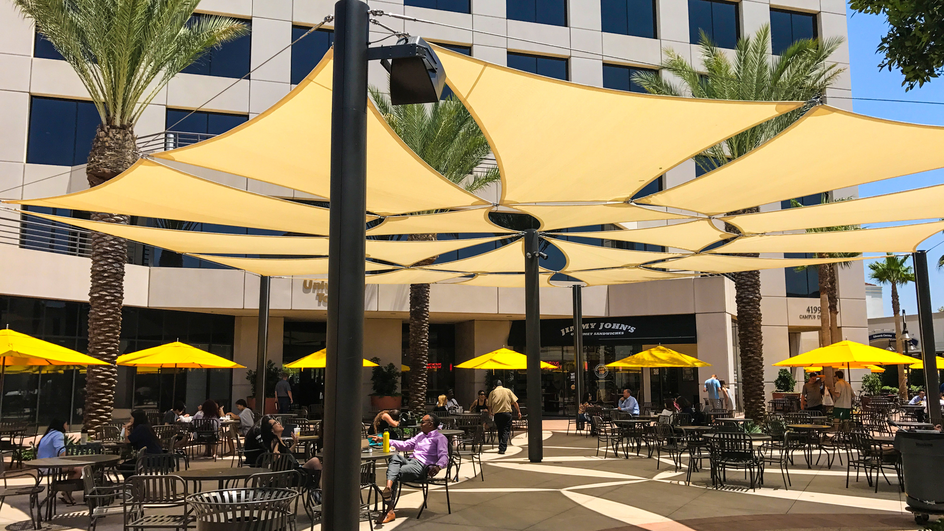 Landstudio360 University Center patio design | LandStudio360
