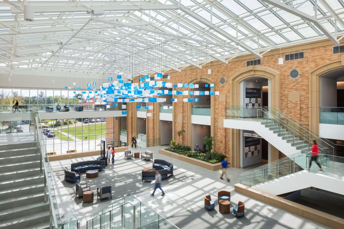 Large Atrium Interiors | Henry Carlson Construction