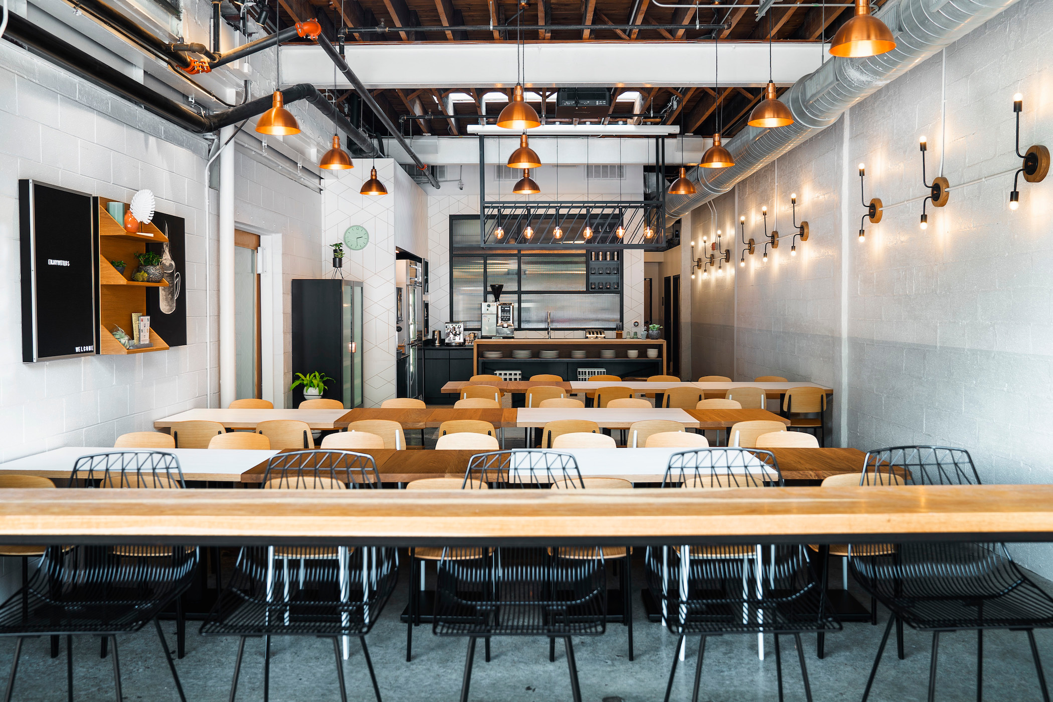 Large group meeting room ideas | Barn Light Electric