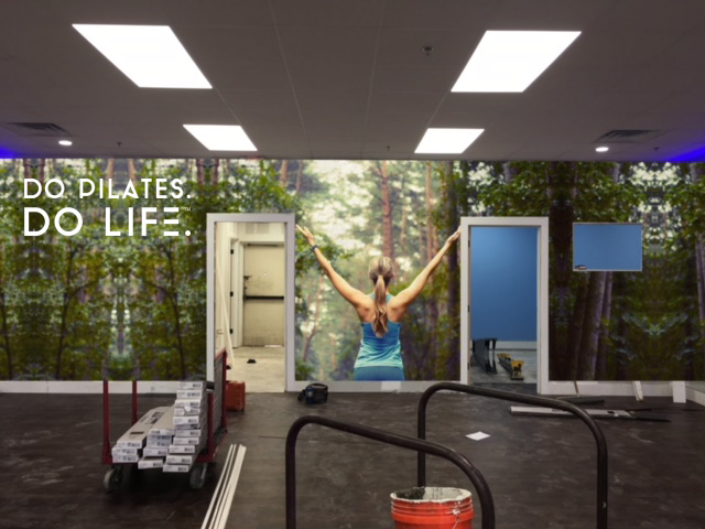 large gym wall mural | LimitLess Walls