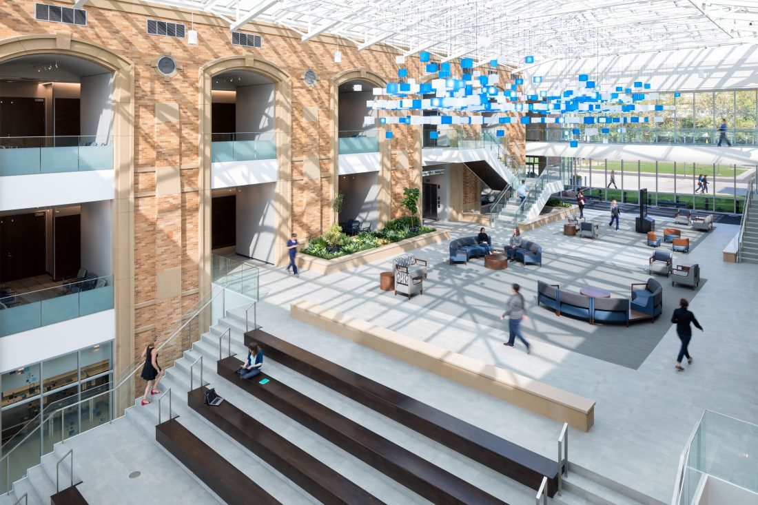 Large Hospital Atrium Interiors | Henry Carlson Construction