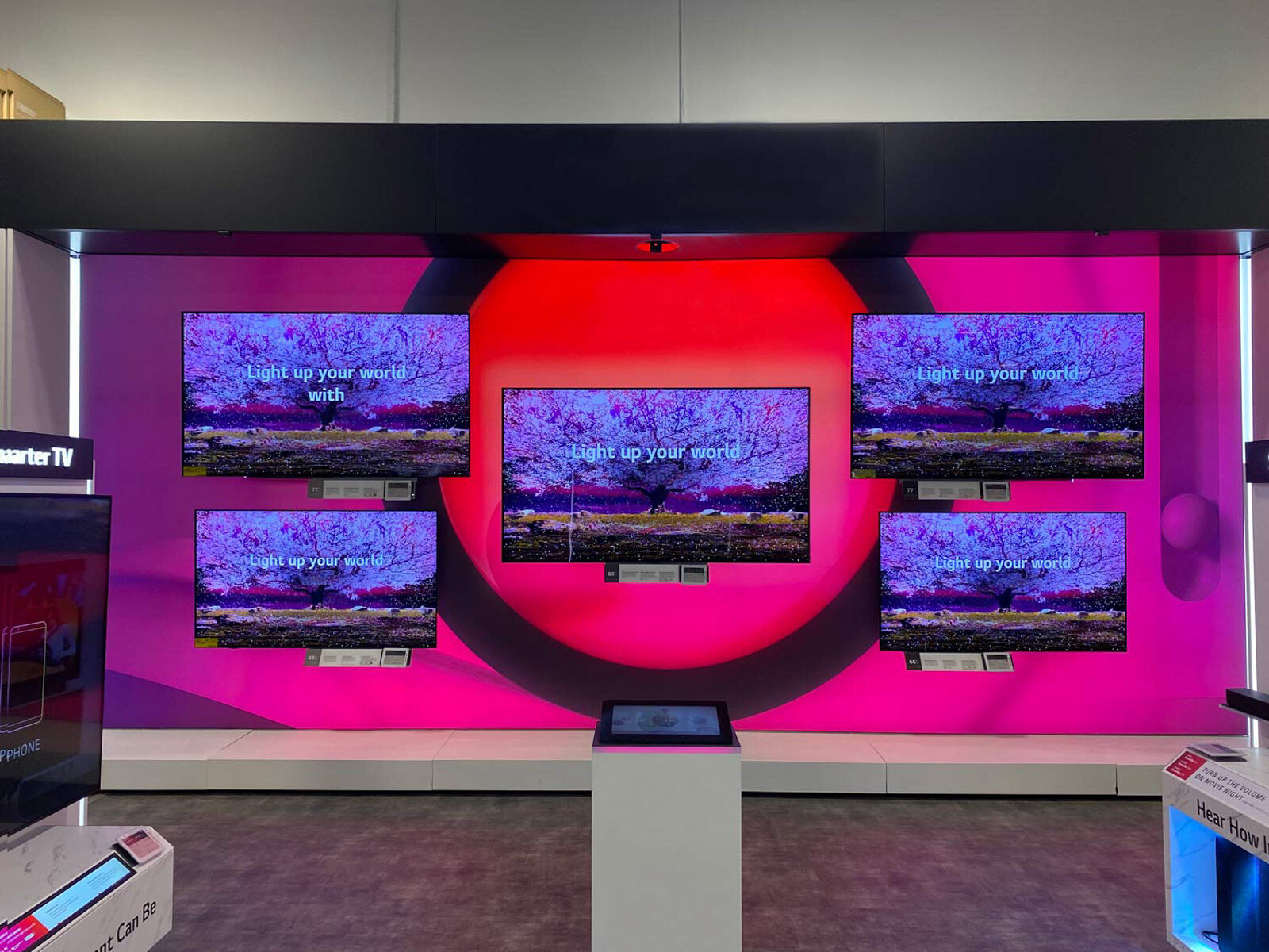 LEDCONN Agile Logistics for Dynamic Retail tv wall display lighting ...