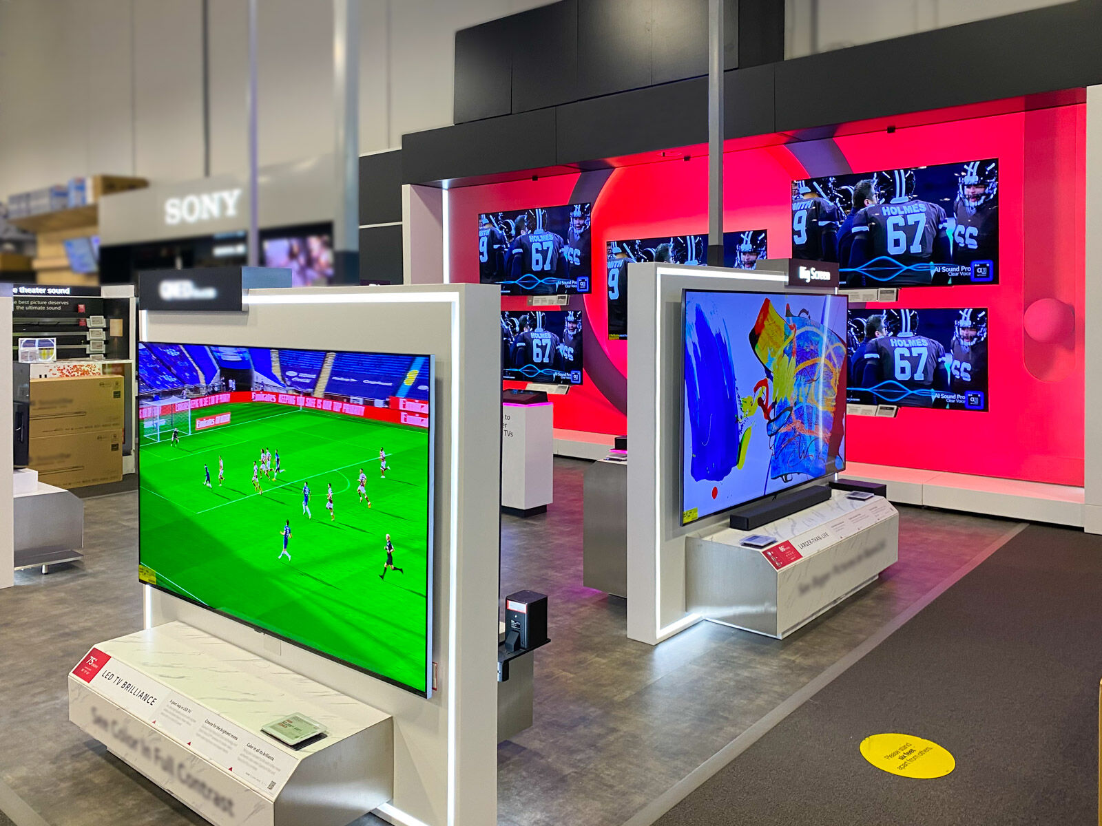 LEDCONN Agile Logistics for Dynamic Retail unique tv display lighting ...