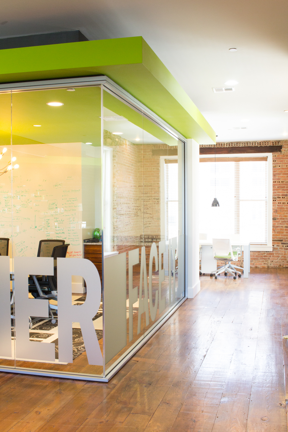 Lenae design face it together offices corridor conference room signage ...