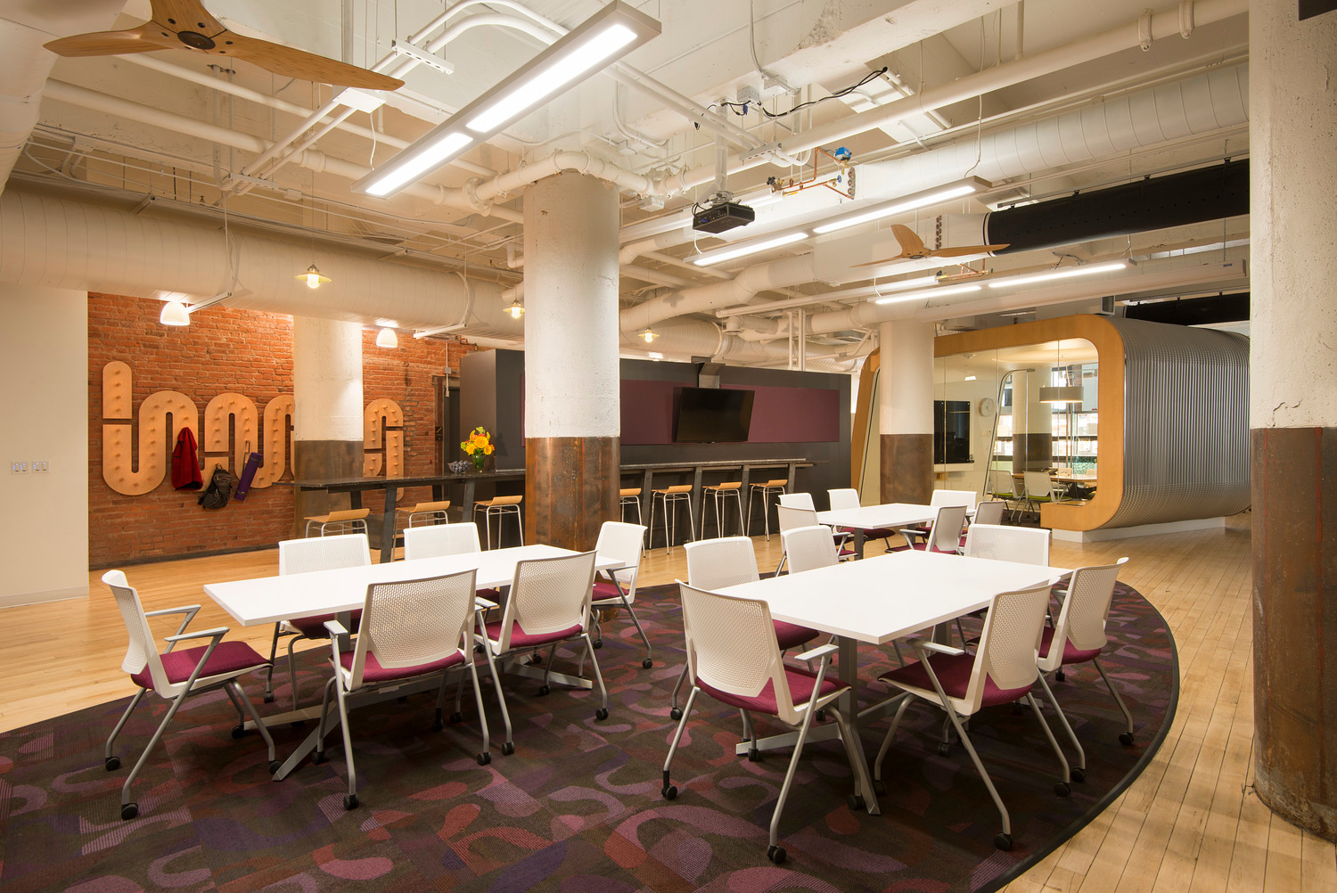 LHB Inc Loose Wiles Minneapolis Office Space Design Open Workspace | LHB