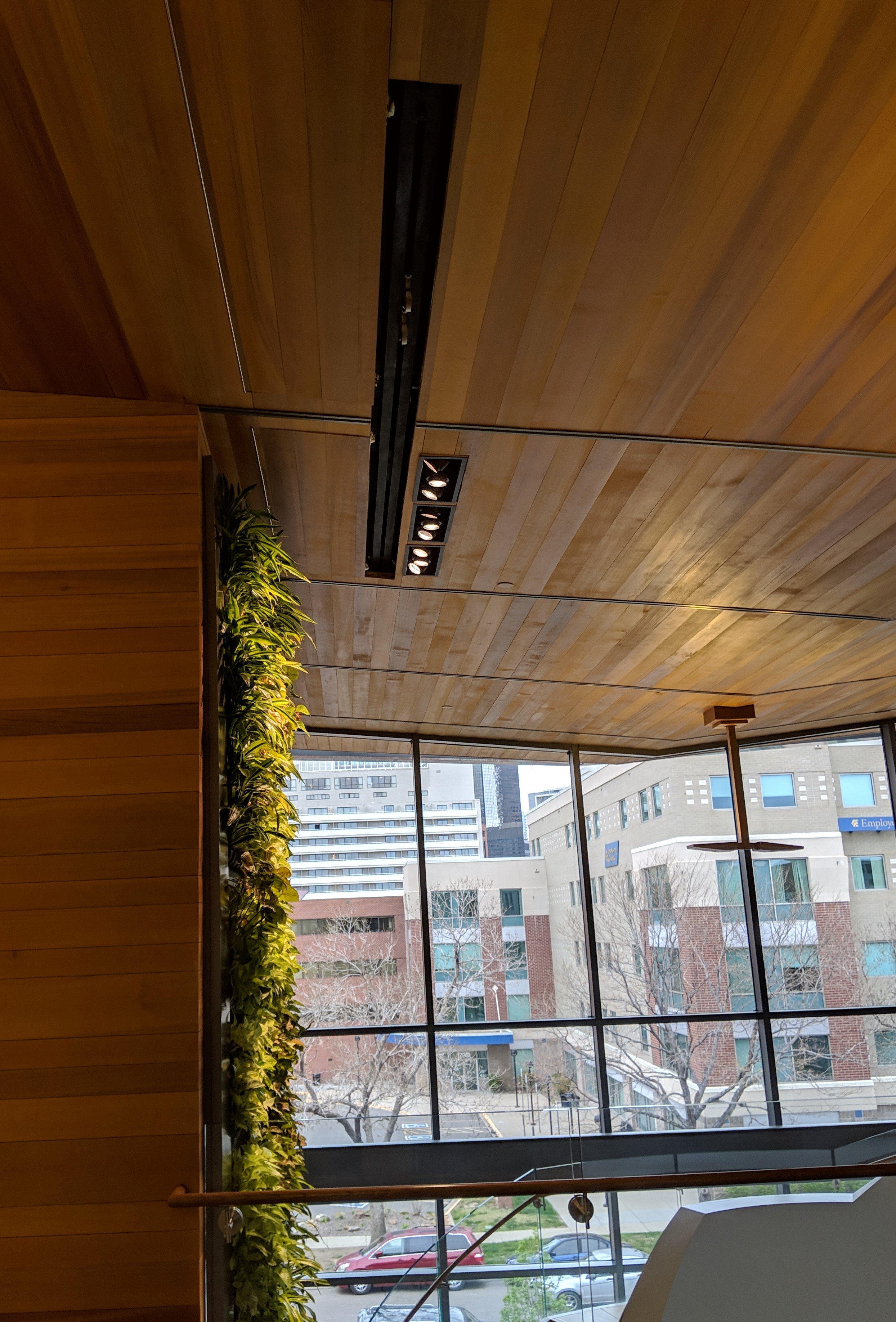 Living Wall Monorail Side View | Applied Technical Services, Inc.