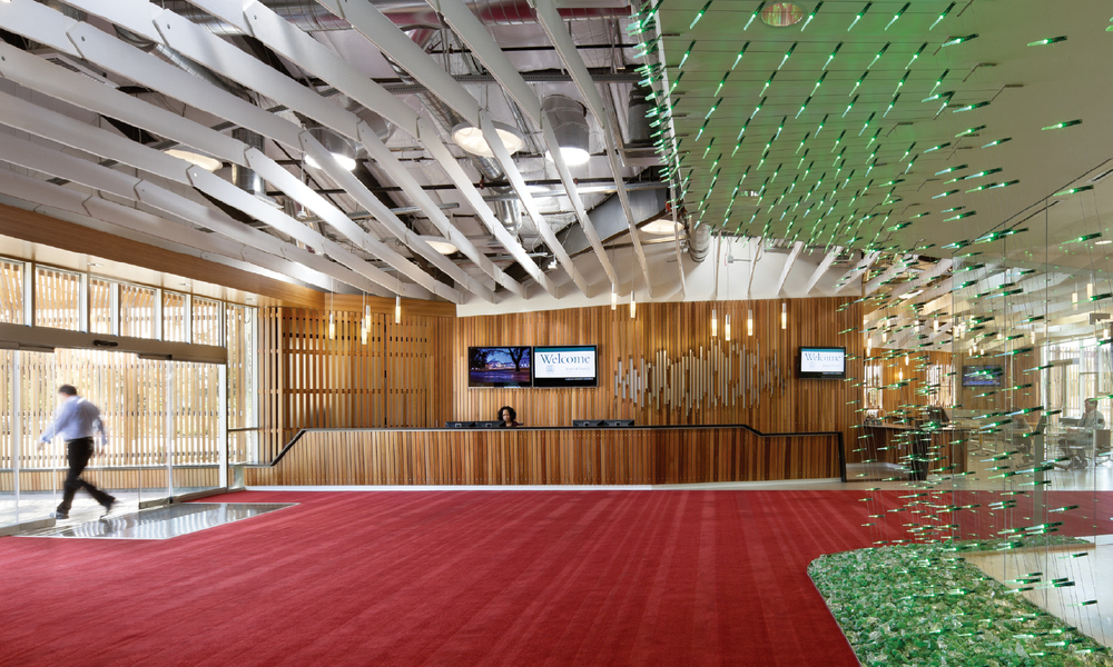LTL Architects Claremont University Consortium Reception Area and Lobby ...