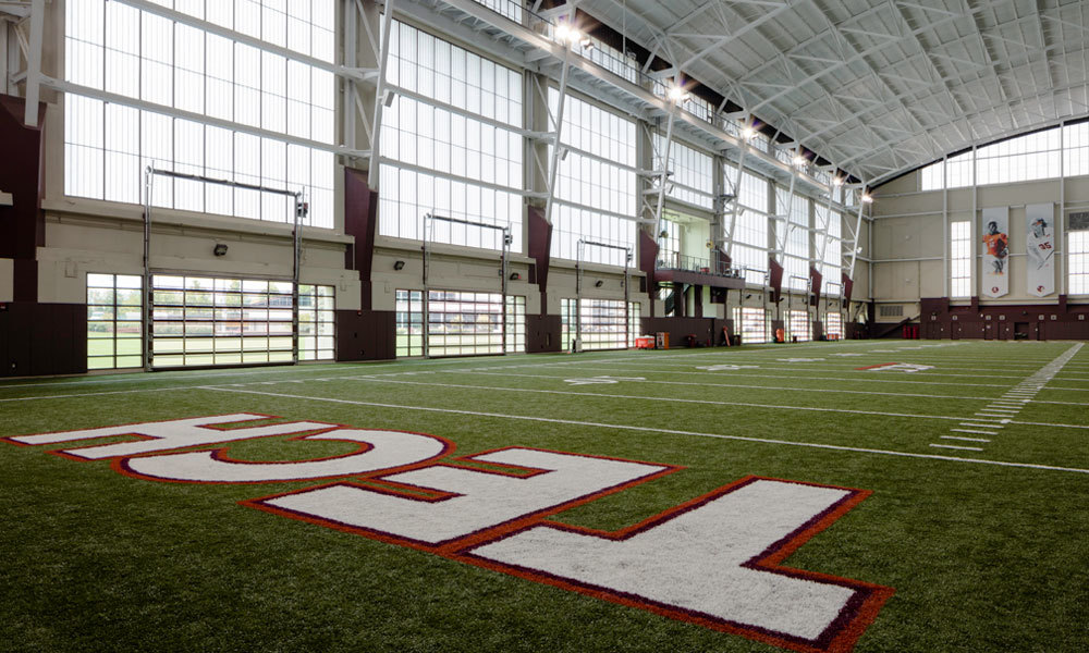 Virginia Tech University // Indoor Practice Facility | Major Industries