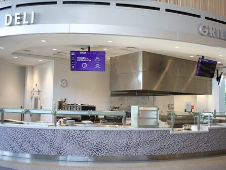 Mankato State dining stations and seating | The Boelter Companies