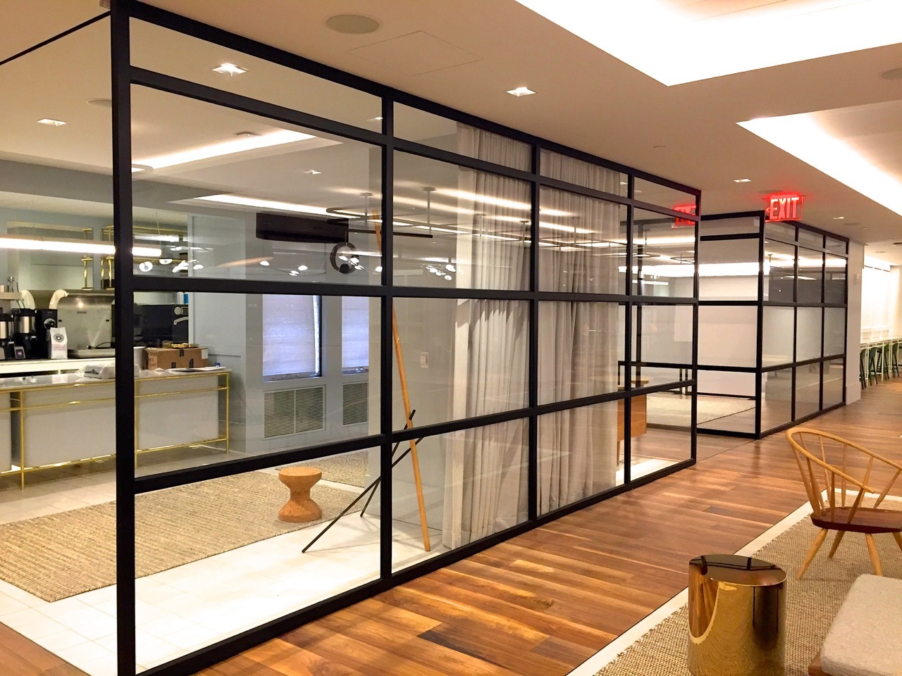 Metal Boutique Park Ave tower slim line storefront | Metal Boutique